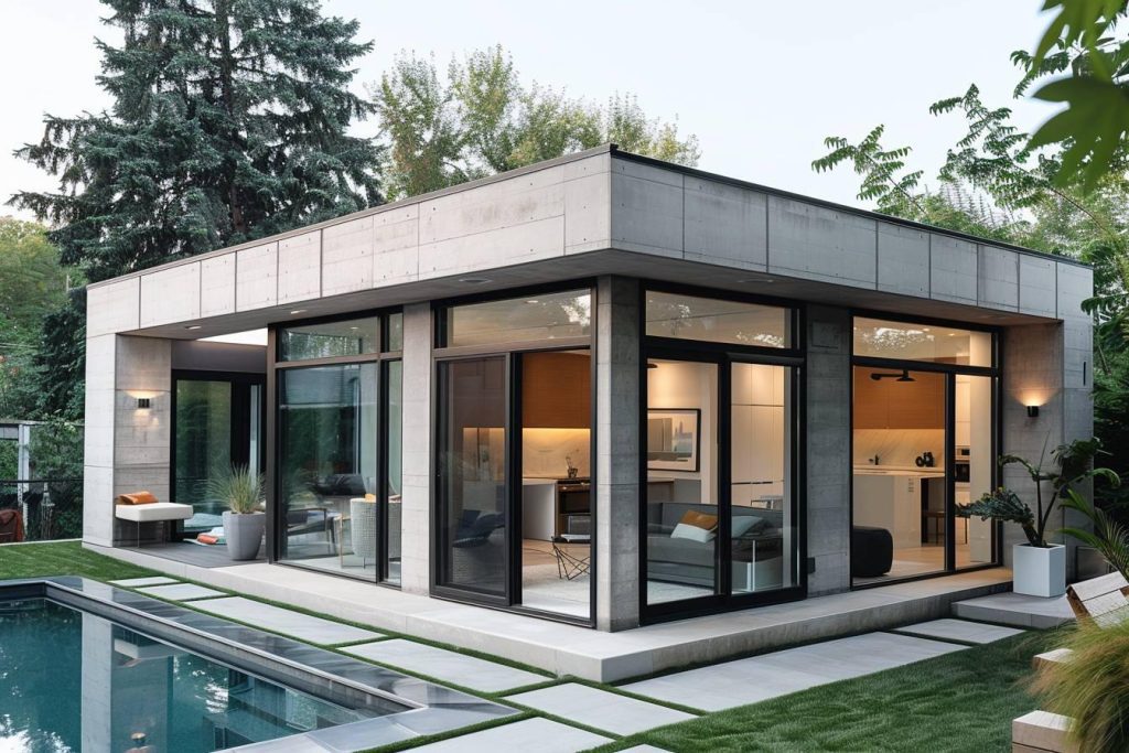 Construction d'un pool house en béton : tout savoir (2026)